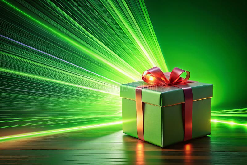 Stunning Long Exposure Gift Box Animation Green Screen and Normal Modes ...