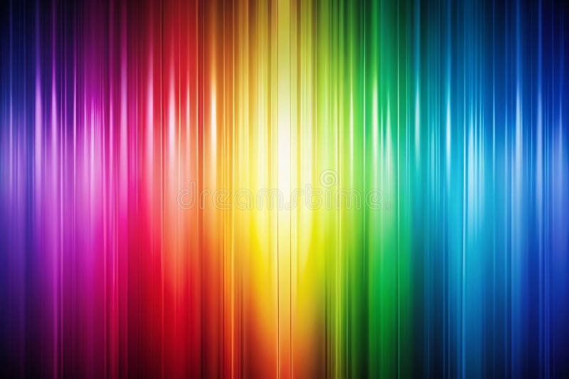 Stunning Long Exposure Rainbow Spectrum a Smooth Color Gradient ...