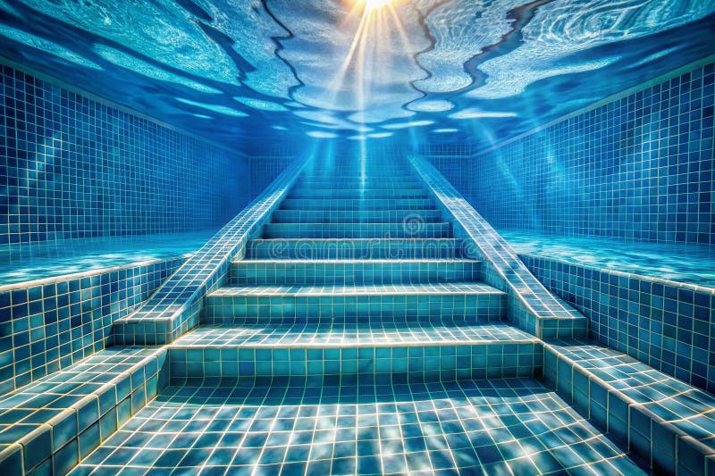 Stunning Long Exposure Underwater Pool Steps Capturing the Magic of ...