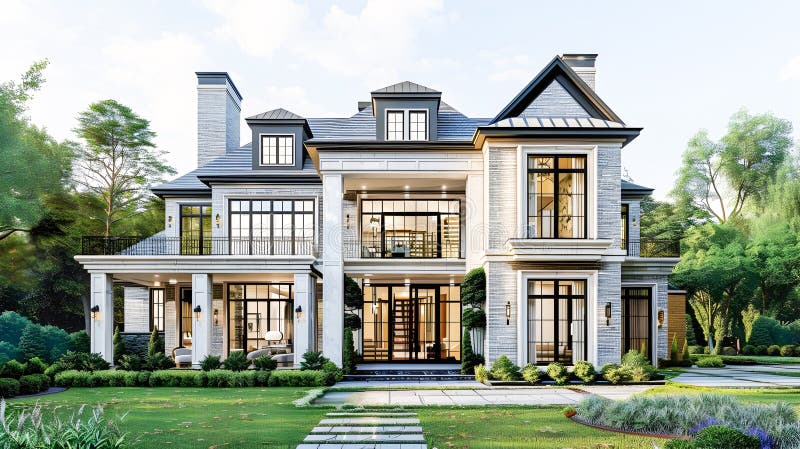 Stunning Luxury Mansion with Sprawling Landscaped Grounds Impressive ...