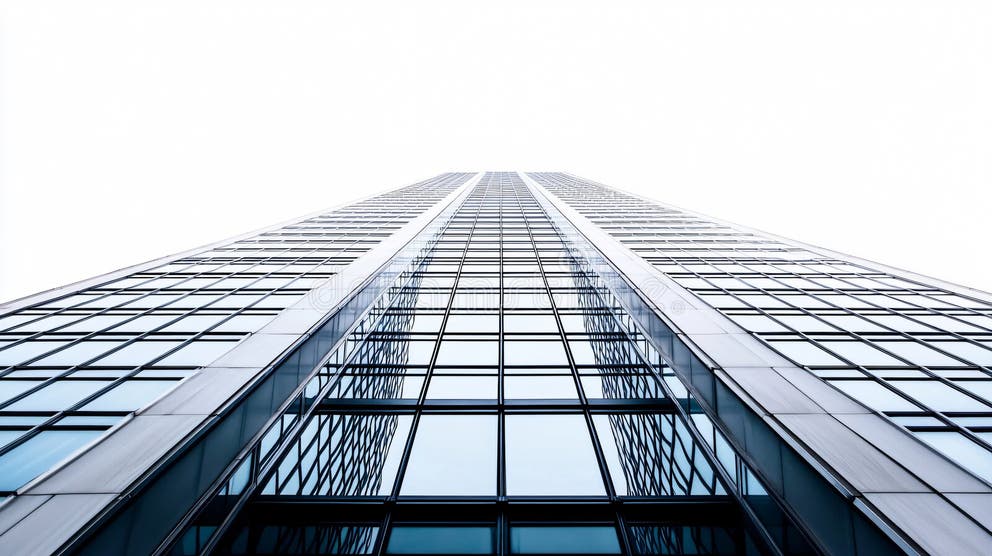 Stunning Macro Skyscraper on White Background for Professional Use ...
