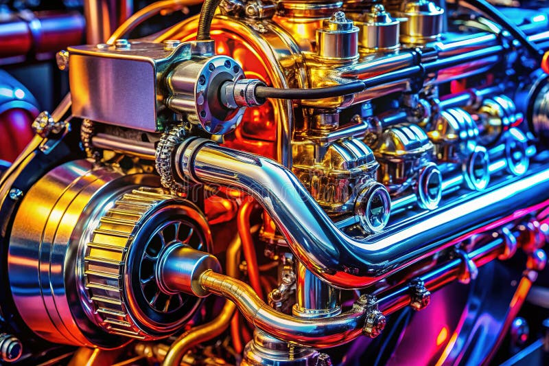 A Stunning Macro View of an Internal Combustion Engines Power Stroke ...