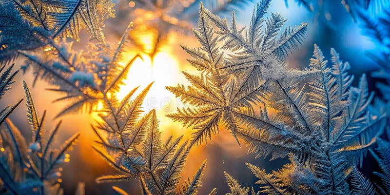 A Stunning Macro View of Winters Frost Patterns Delicate Ice Formations ...