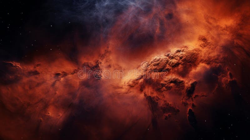 Stunning Mars Nebula a Baroque Sci-fi Image of Red Colored Clouds in ...