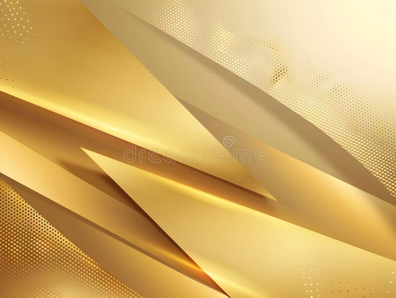 Stunning Metallic Gold Gradient Abstract Geometric Shapes Dynamic ...
