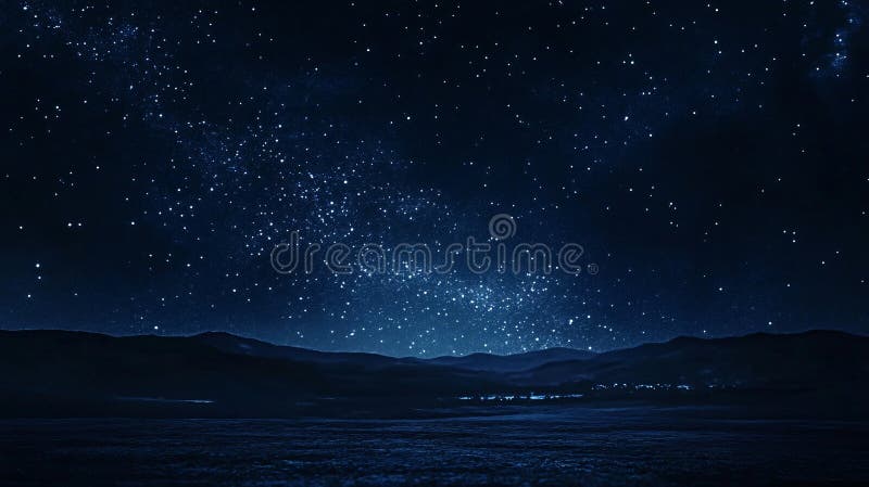 Stunning Meteor Shower in Dark Night Sky - Astronomical Photography ...