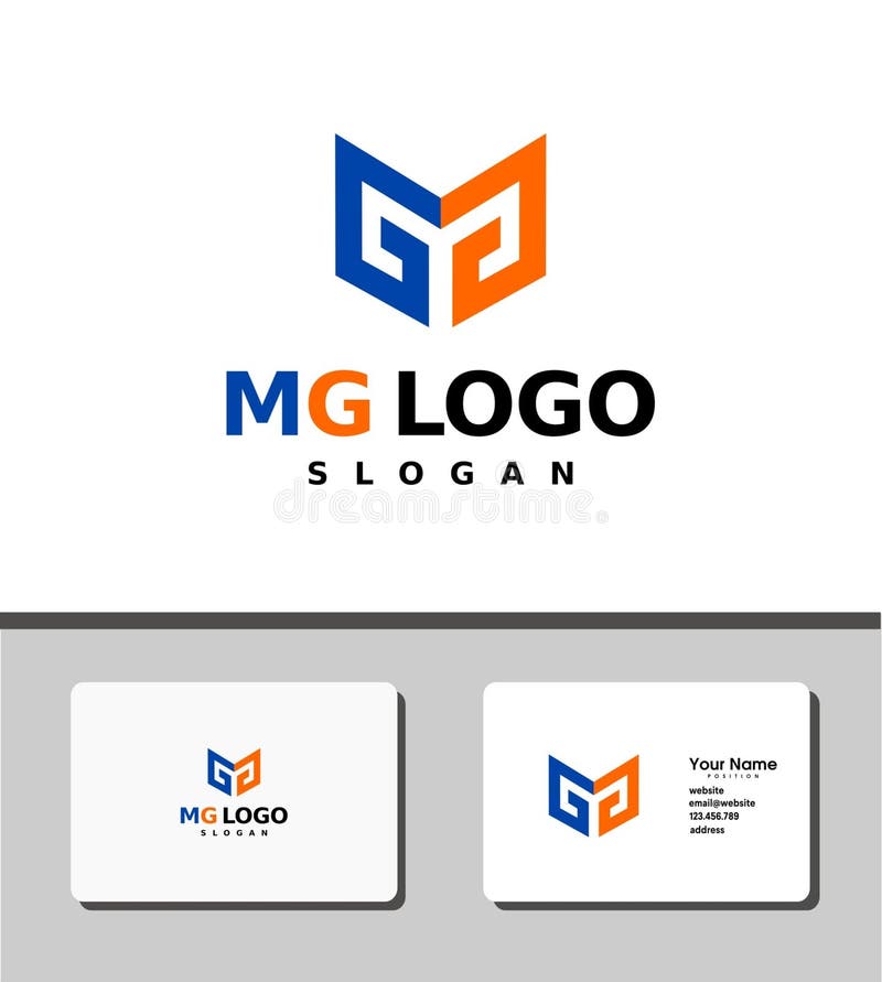 Stunning MG initial logo stock vector. Illustration of logo - 279277055