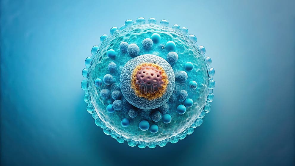 A Stunning Microscopic Depiction of Cellular Activity a BirdsEye View ...