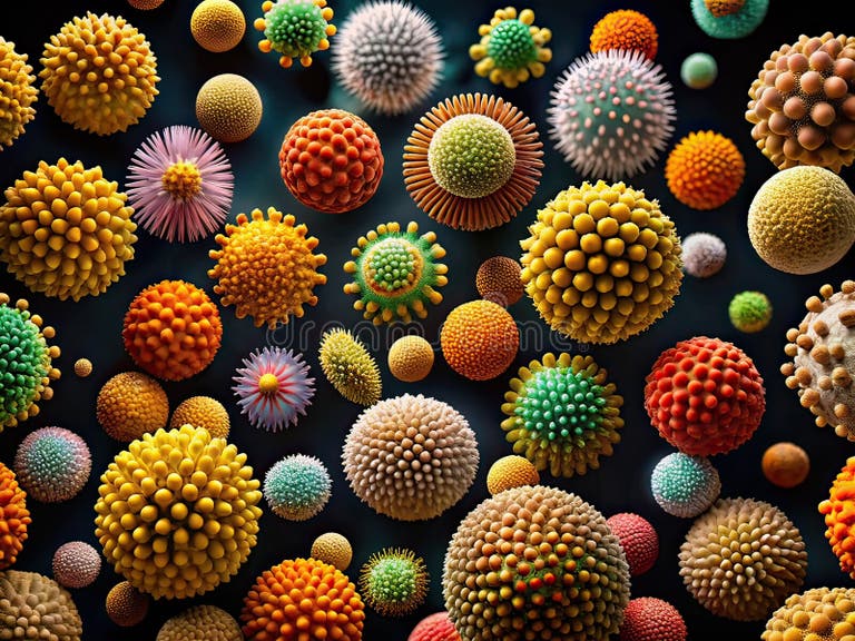 A Stunning Microscopic Exploration of Pollen Grains Detailed Structure ...