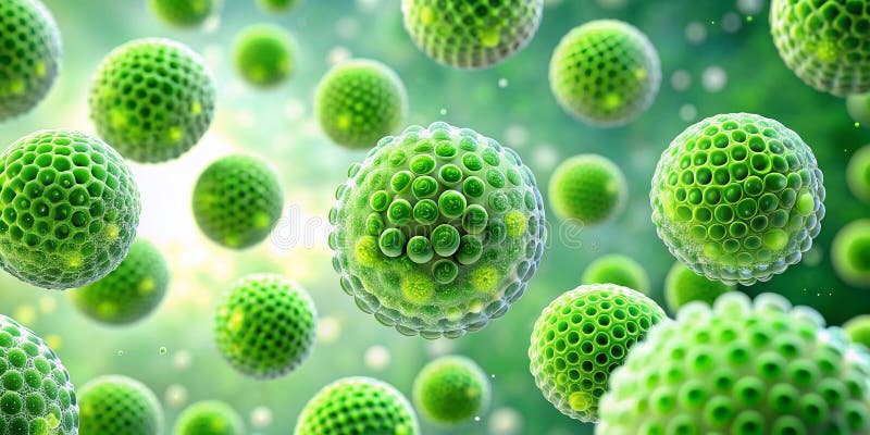 A Stunning Microscopic View of a Volvox Colony Exploring the ...