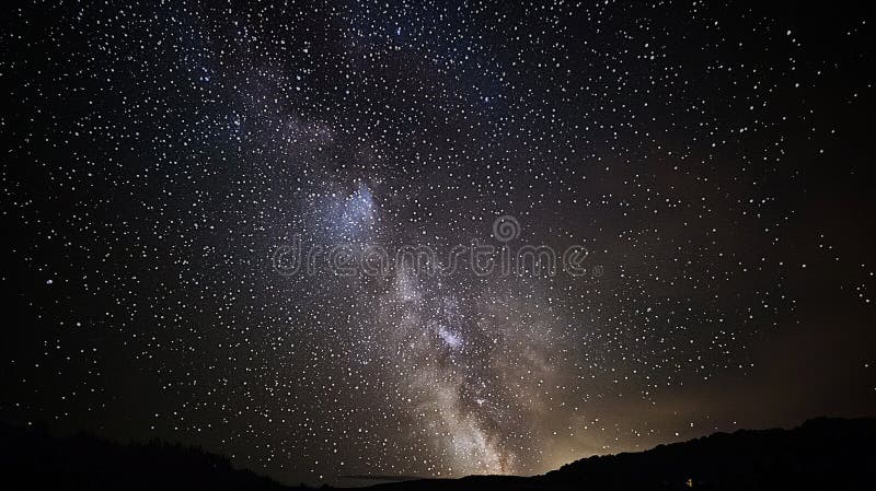 Stunning Milky Way Galaxy at Night with Thousands of Stars Stock Image ...