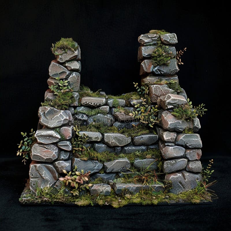 Stunning Mini Rock Wall with Two Levels for a Unique Garden Feature ...