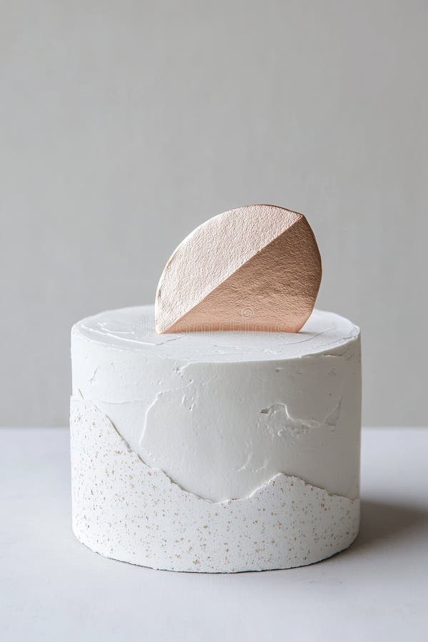 A Stunning Minimalist Cake Features Sharp, Angular Fondant Textures and ...
