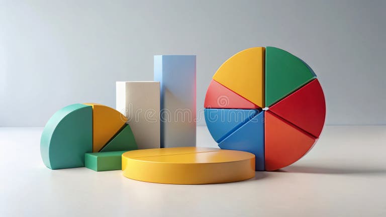 Stunning Minimalist Colorful Pie Charts Effortlessly Visualize Your ...