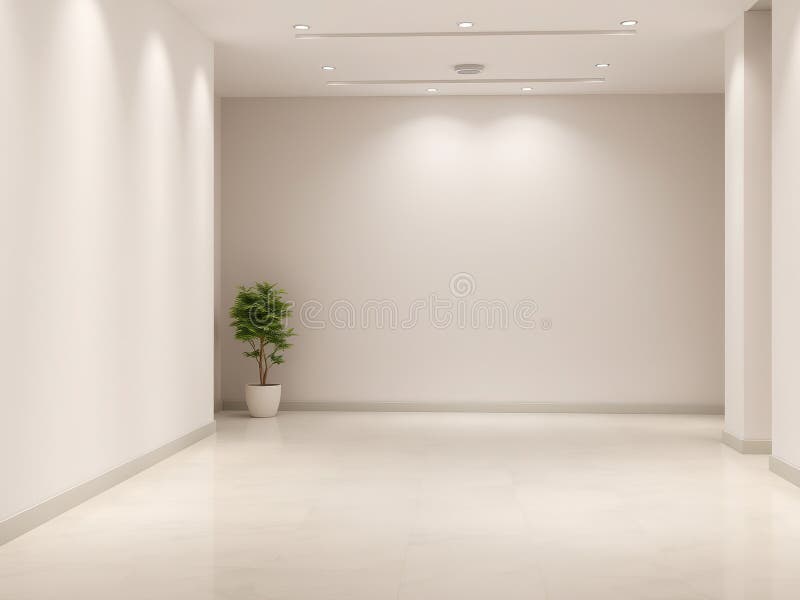 Modern Empty Environment Mockup Blank Space for Creative Design ...