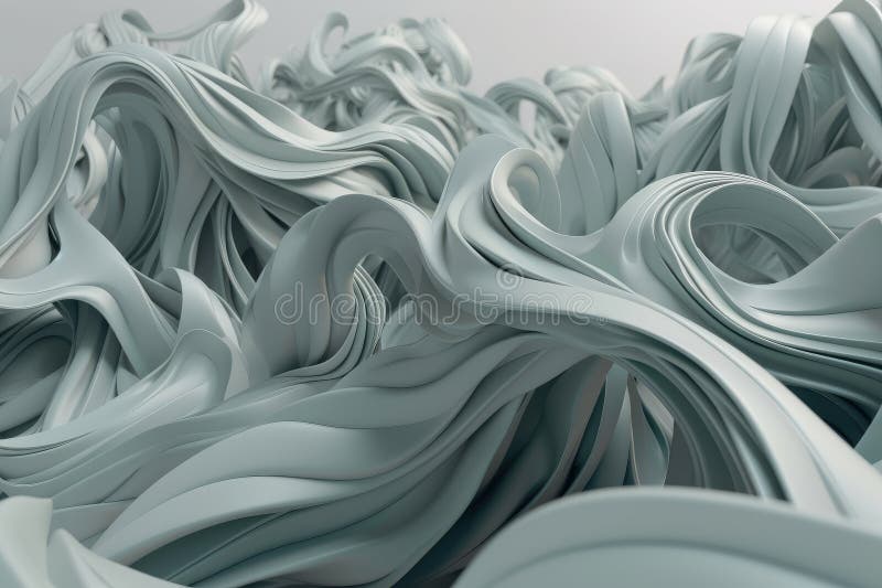 Stunning Minimalist Industrial Design with Twisted Waves & Sage Green ...