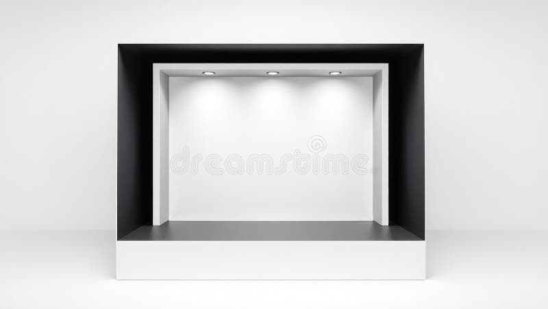 Modern Minimalist Packaging Design Mockup Empty Box with Ample Space ...