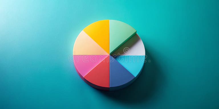 Stunning Minimalist Pie Chart Design for Data Visualization a Colorful ...