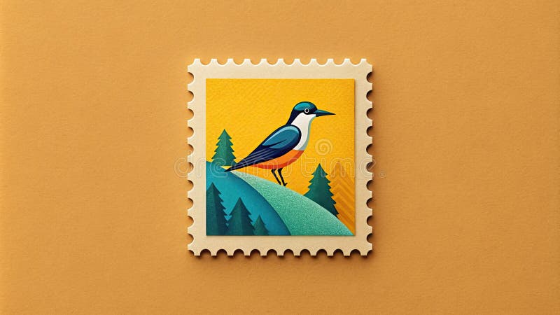 Stunning Minimalist Rubber Stamp Design a CloseUp Elegant Image with ...