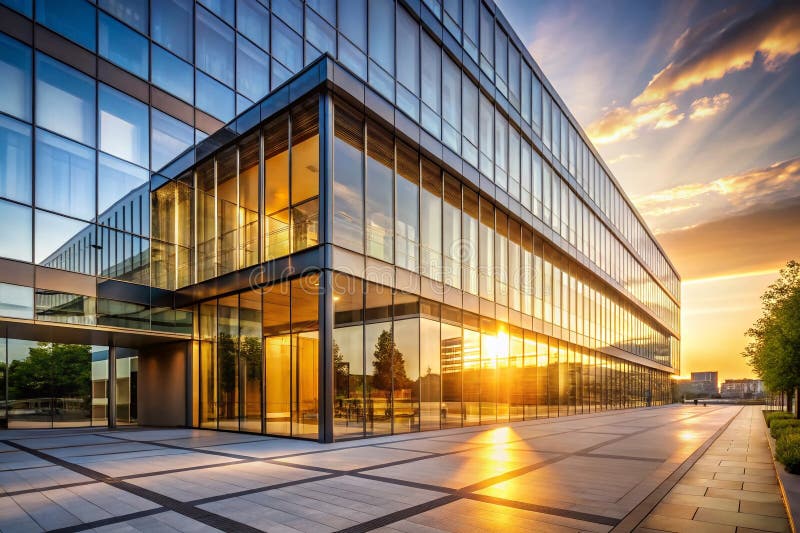 Stunning Modern Architecture Exterior Editable Text Overlay for ...