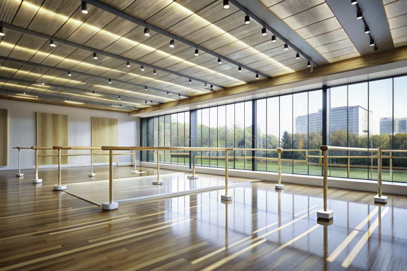 Stunning Modern Ballet Studio Spacious Bright and Ready for Graceful ...