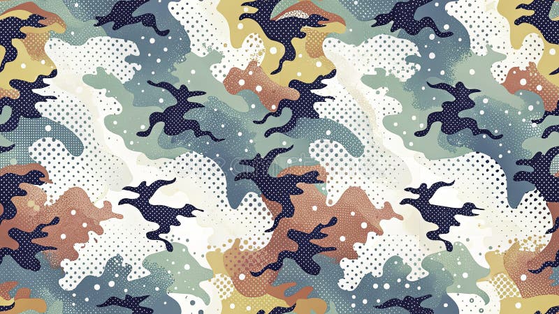 Stunning Modern Camouflage Gradient Background a Blend of Abstract ...