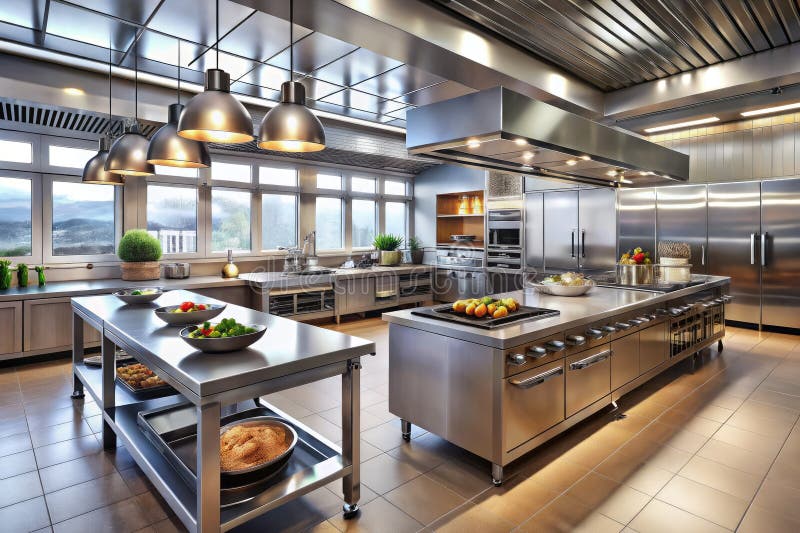 Stunning Modern Commercial Kitchen Design a Culinary Space for ...