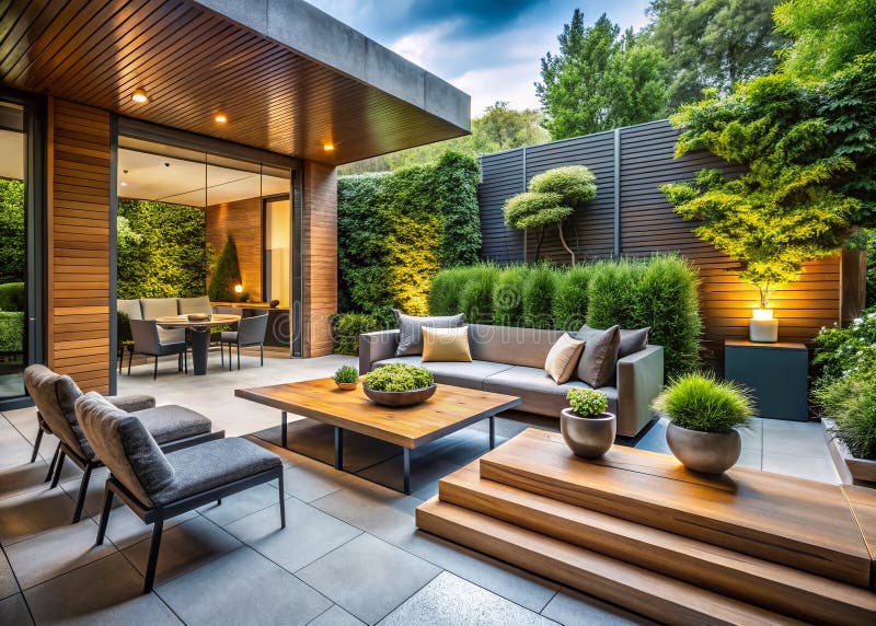 Stunning Modern Garden and Terrace Design a Deep Dive into Mixed ...