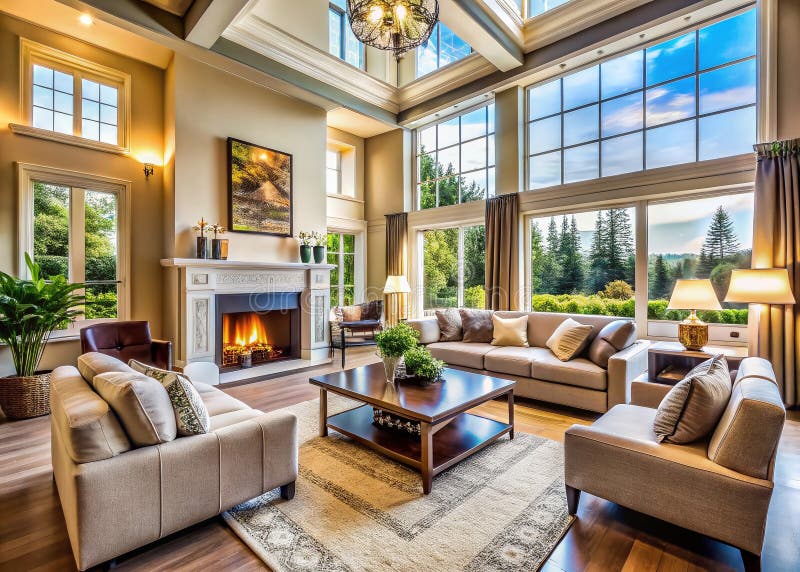 Stunning Modern Living Room Design a Luxurious Interior Featuring a ...