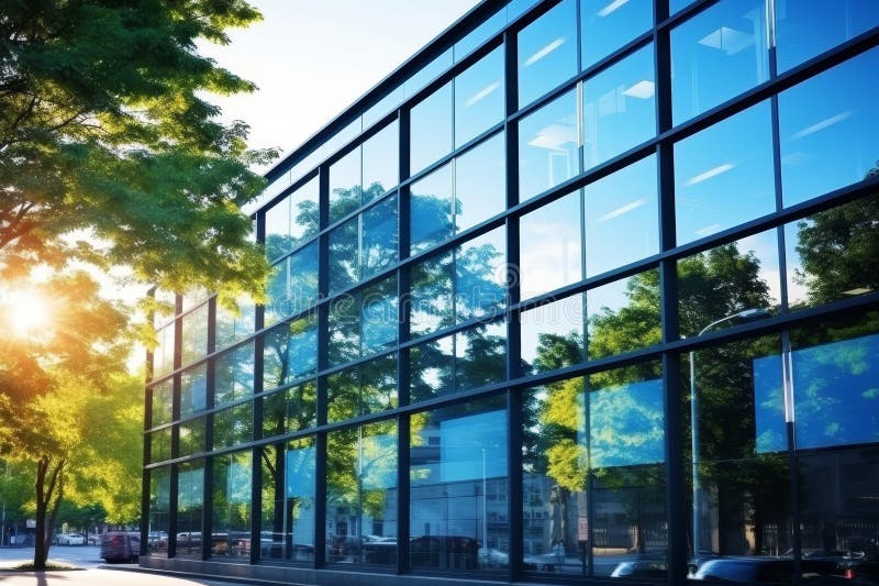 Stunning Modern Office Building with Contemporary Architectural Design ...