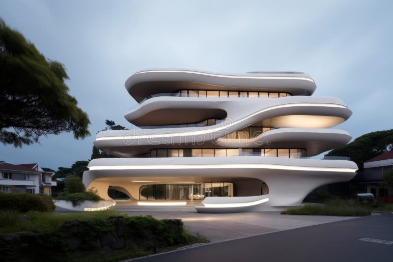 Stunning Modern Office Building with Sleek Design and Impressive ...