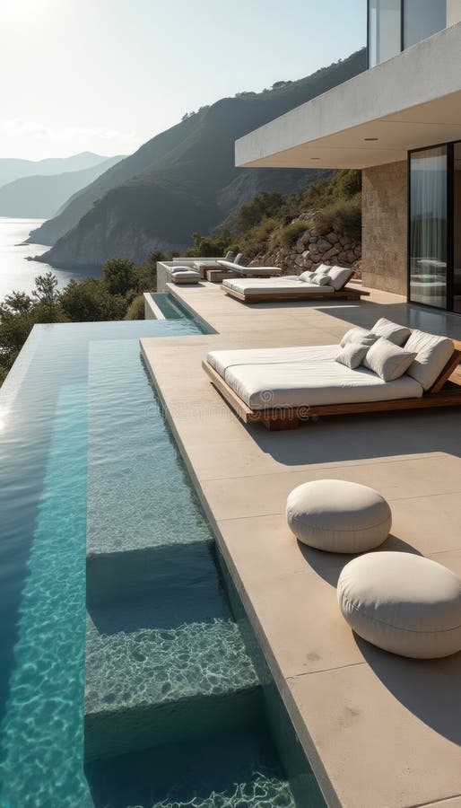 Stunning Modern Villa with Infinity Pool Overlooking Serene Landscape ...