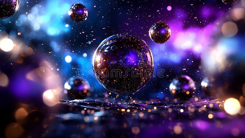 Stunning Molecular Representation Featuring Luminous Spheres in Cosmic ...