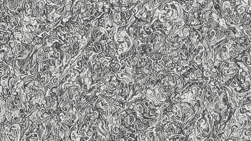 Stunning Monochrome Abstract 3 Section Wall Background Pattern with Mix ...