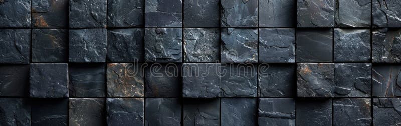 Anthracite Stone Mosaic Tiles Texture for Concrete and Cement ...