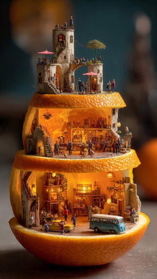 Multi Layer Miniature City Stock Photos - Free & Royalty-Free Stock ...