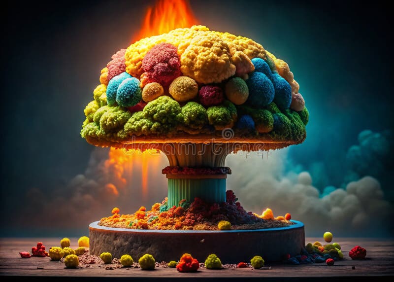 Stunning Mushroom Cloud Cake a Culinary Masterpiece of Delicate Layers ...