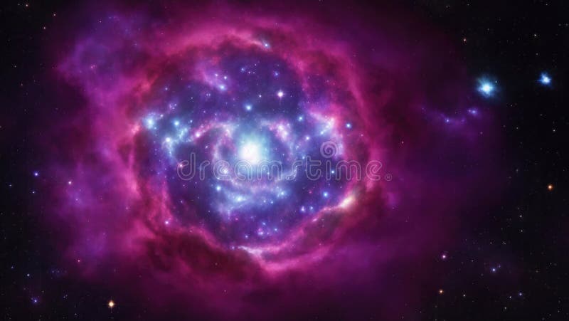 Stunning Nebula Cosmic Rose in Space High Resolution Image Stock ...