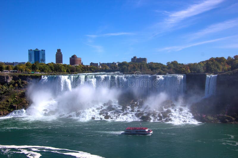 Stunning Niagara Falls on a Beautiful Fall Day Stock Photo - Image of waterfall, nature: 407315062