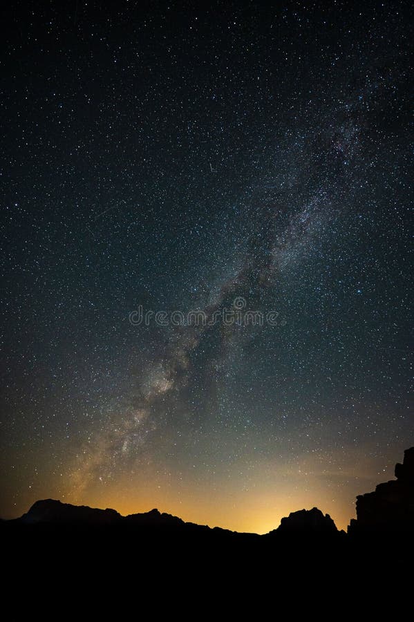 Stunning Night Sky Illuminated by a Multitude of Stars. Stock Image ...