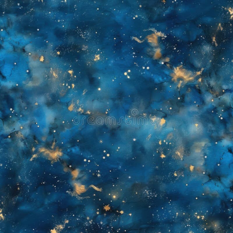 Stunning Night Sky with Stars and Galactic Effects Stock Image - Image ...