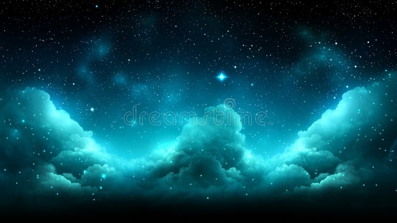 Stunning Nightscape, Starry Sky with Wispy Clouds Perfect Backdrop for ...