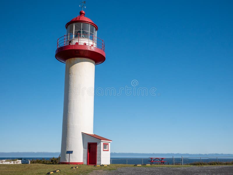 Stunning Old Lighthouse with a Blue Sky As a Background Stock Image ...