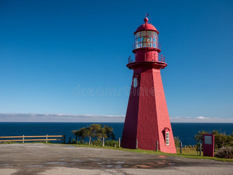 Stunning Old Lighthouse with a Blue Sky As a Background Stock Image ...