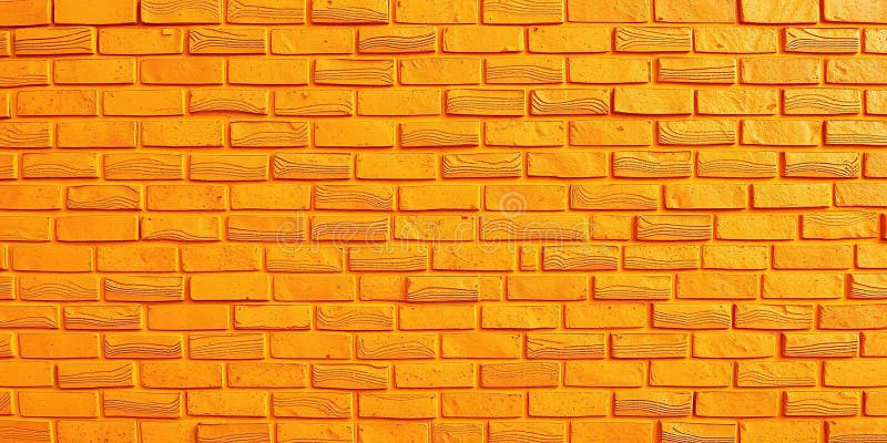 Stunning Orange Grooved Brick Wall Pattern Architectural Detail and ...