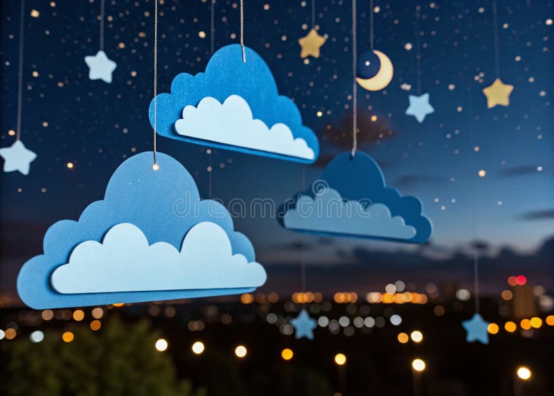 Stunning Origami Cloud Backgrounds Modern Bokeh Effect for Elegant ...