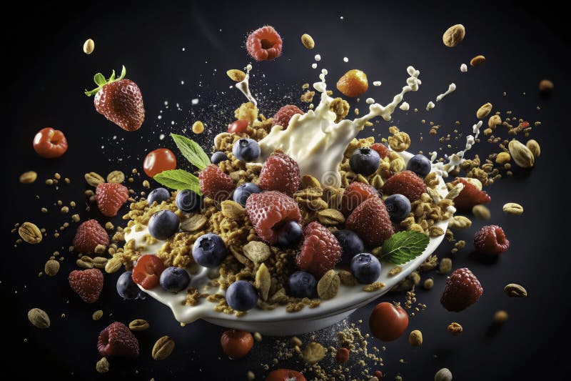 A Stunning Overhead View of a Red Landscape Exploding with Airborne ...