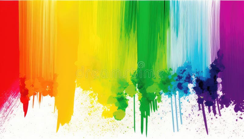 Abstract Expression of Color, Generative Ai Stock Illustration ...