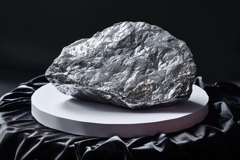 Close Up View of a Palladium Stone Resting on a Circular Pedestal with ...