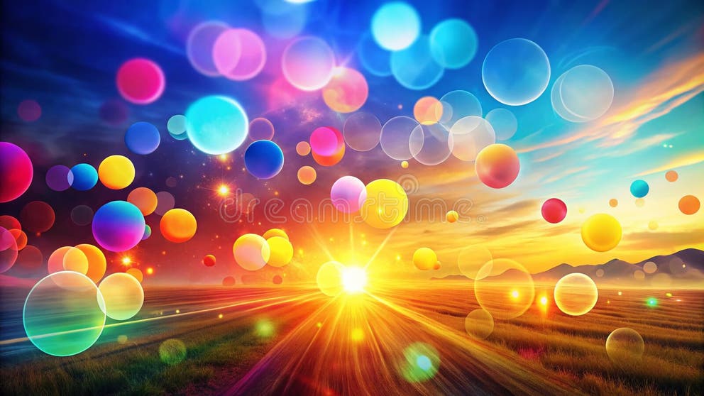 Stunning Panoramic Abstract Background Featuring a Dynamic Transition ...